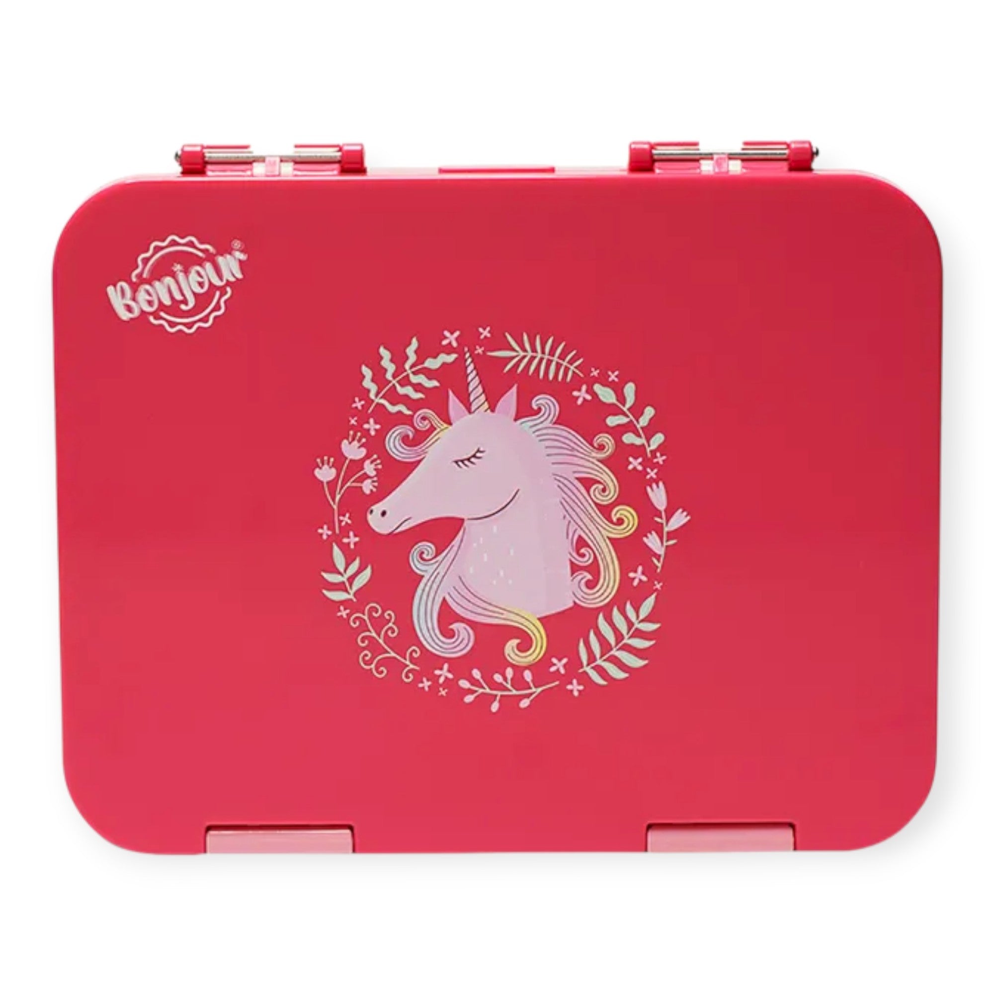 Bonjour TIFF Box Dual Clip Bento Lunch Box, Pink Unicorn – BabyAmore