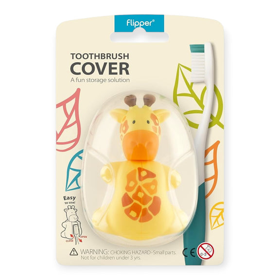 Flipper Toothbrush Cover - Giraffe – BabyAmore