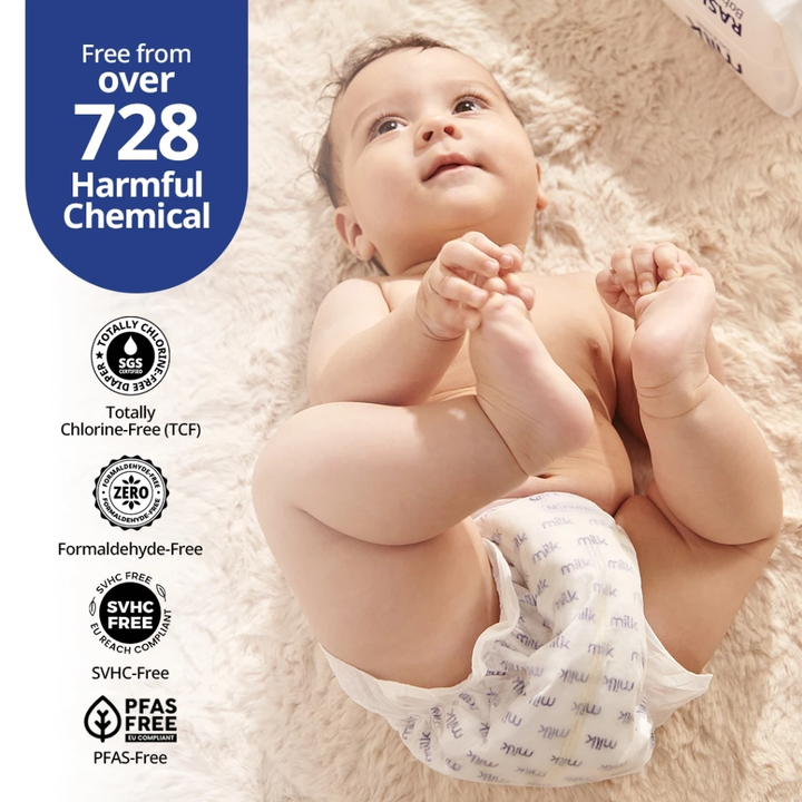 MILK™ Baby Diaper Flexi Tape , Size NB - 22 Pcs, 0 To 5 KG – BabyAmore
