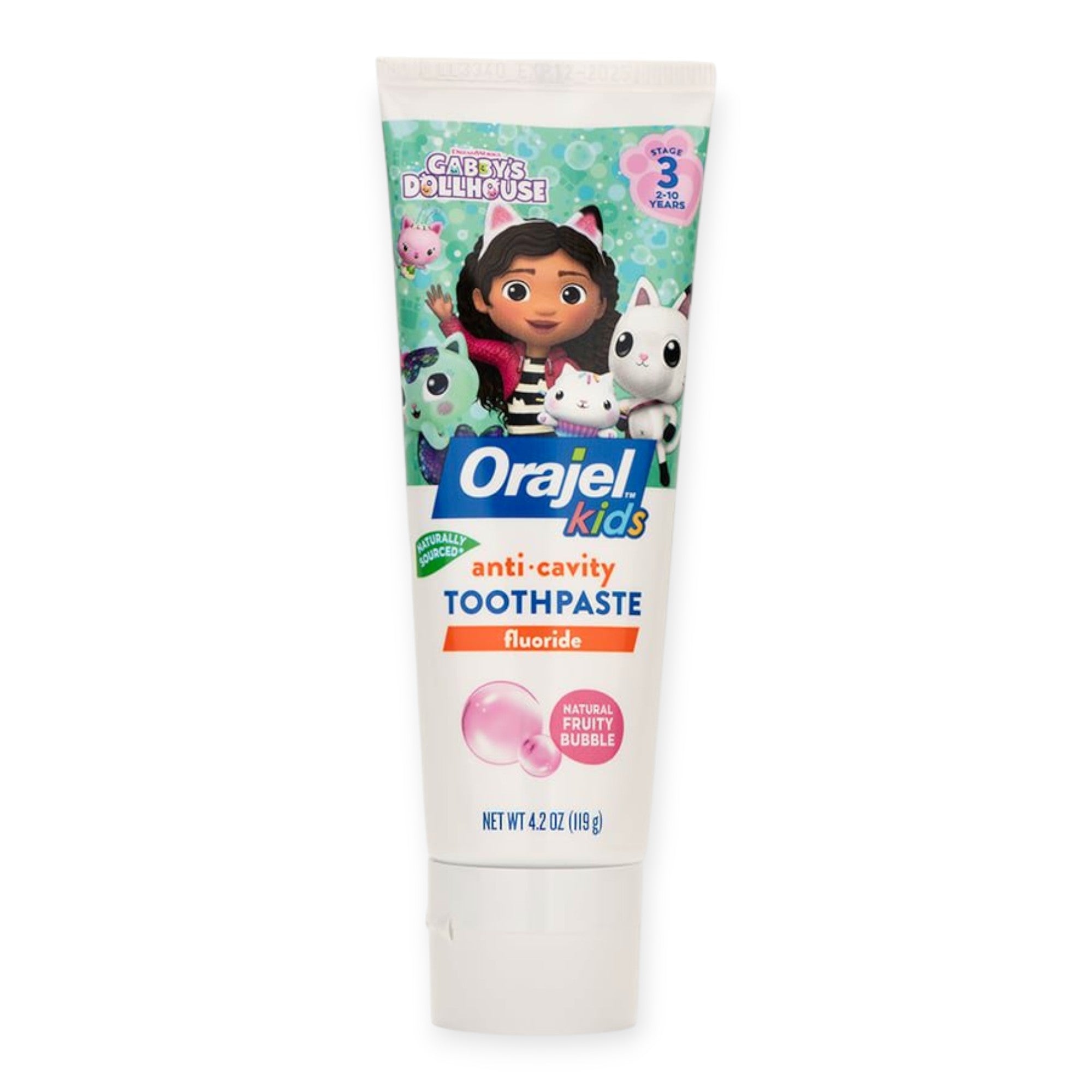 Orajel Kids Anti Cavity Toothpaste Fluoride Gabbys DollHouse, 119g - S ...